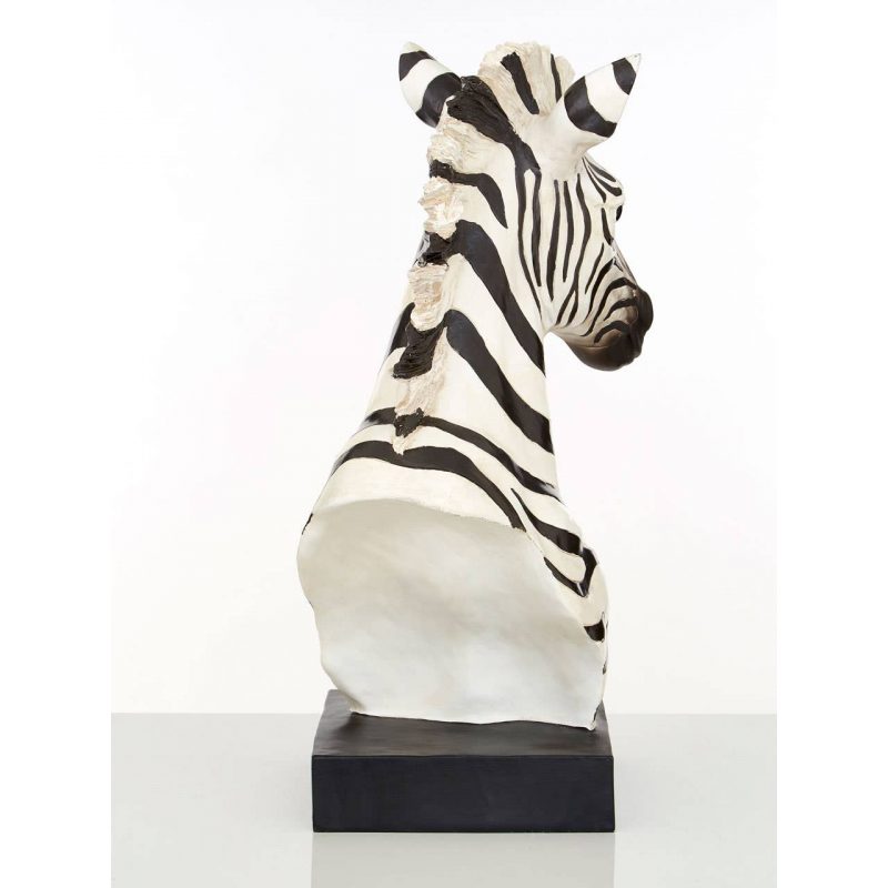 Zebra Head Sculpture - veebees